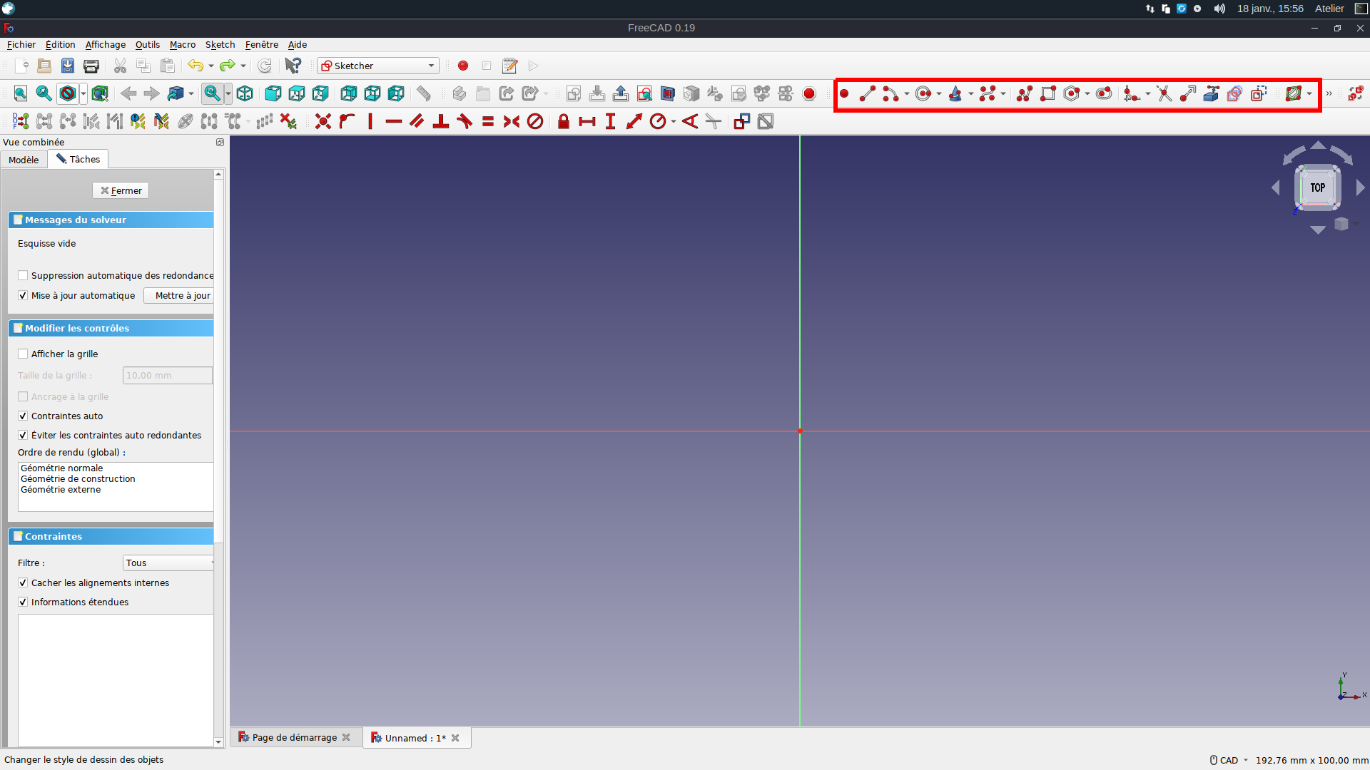 Les bases de Freecad | Le wiki de l'Atelier Solidaire